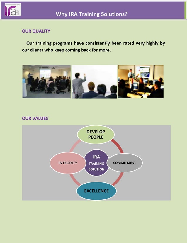 IRA Training Profile | PDF | Free Download
