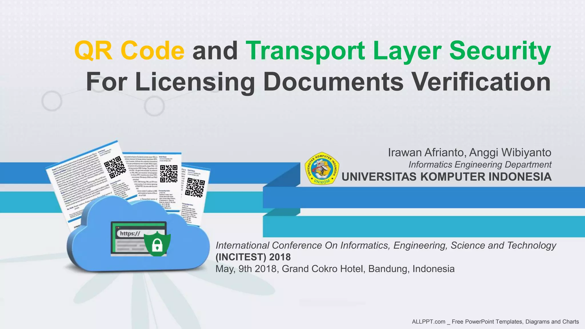 QR Code and Transport Layer Security For Licensing Documents ...