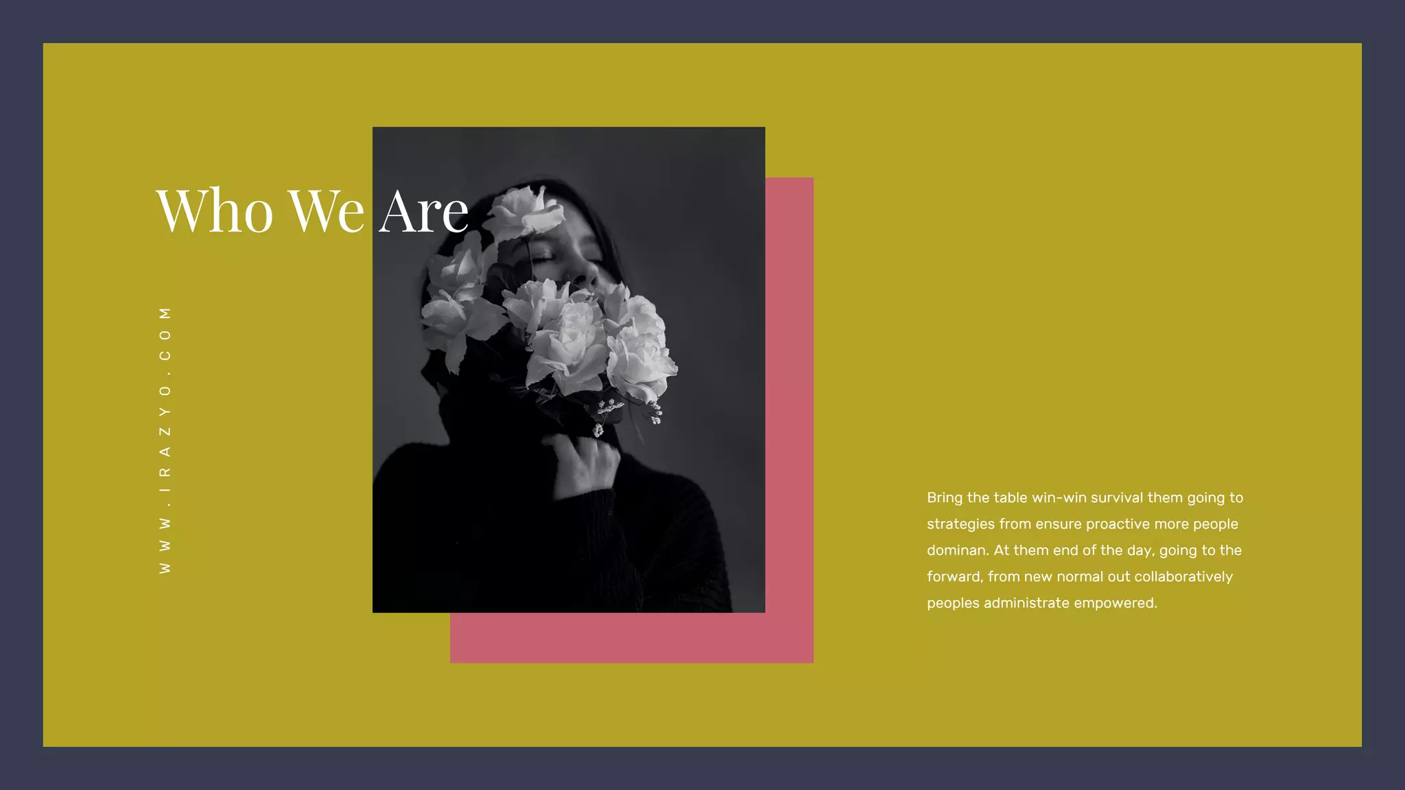 Irazyo Presentation : Dark Color Version | PPT