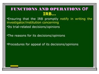 IRB - ICF - PROTOCOL | PPT