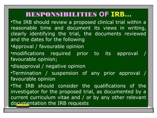 IRB - ICF - PROTOCOL | PPT