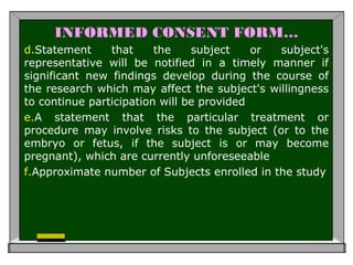 IRB - ICF - PROTOCOL | PPT