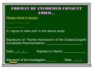 IRB - ICF - PROTOCOL | PPT