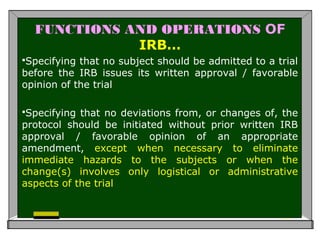 IRB - ICF - PROTOCOL | PPT