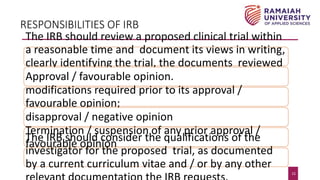 IRB (1).pdf | Medical Tests | Medical Health