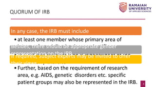 IRB (1).pdf | Medical Tests | Medical Health