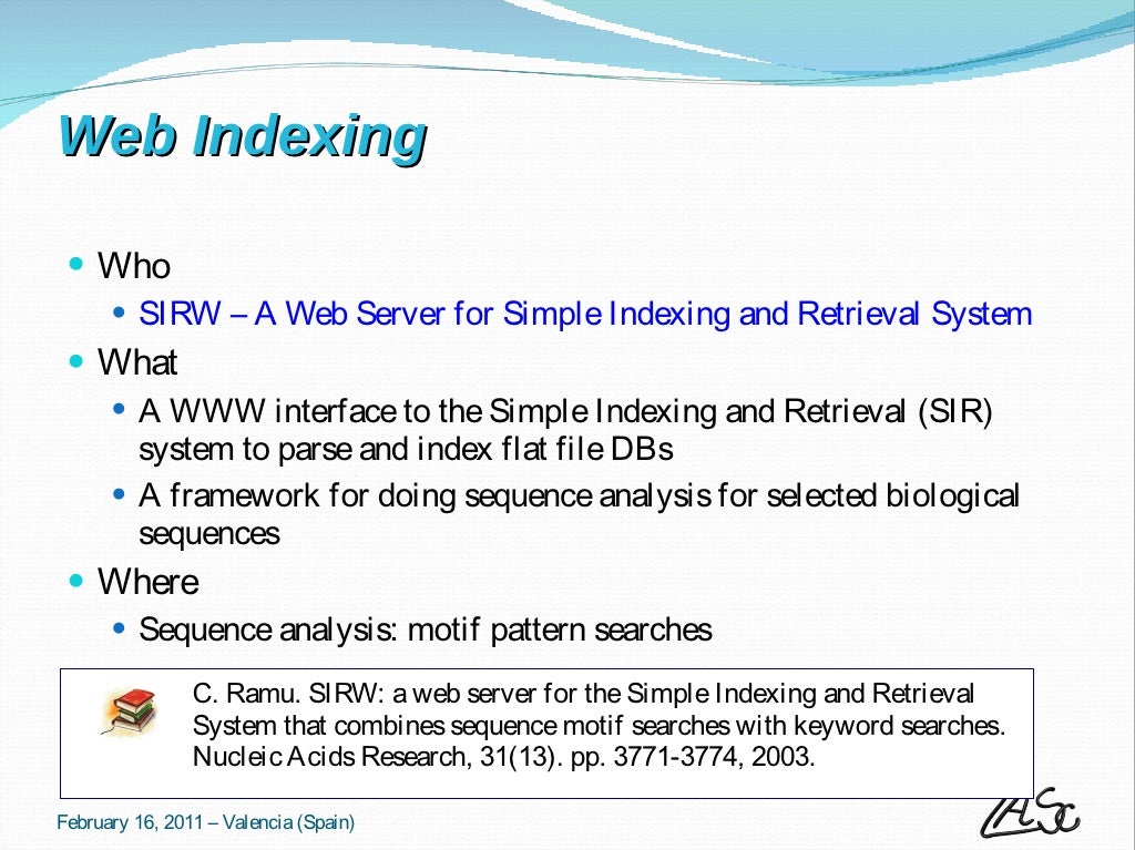 web-indexing-who