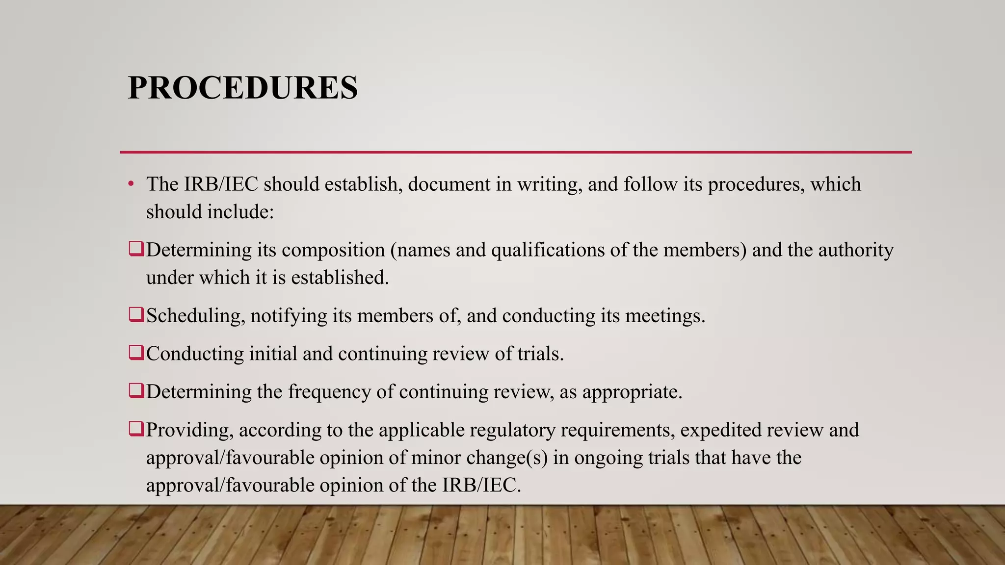 Institutional Review Board | PPTX