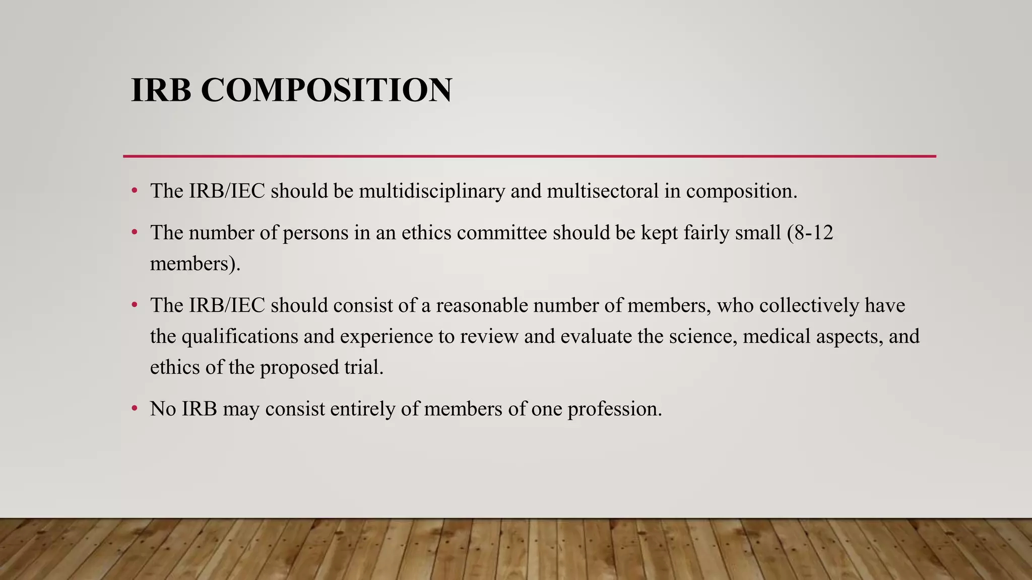 Institutional Review Board | PPTX