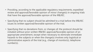 IRB Review and Aproval Process and ongoing mointoring of safety data.pptx