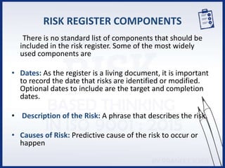 Implementing Risk Based Thinking in HLS OF ISO 9001:2015 - Praneet ...