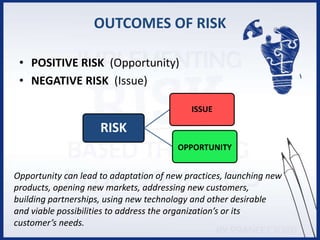 Implementing Risk Based Thinking in HLS OF ISO 9001:2015 - Praneet ...