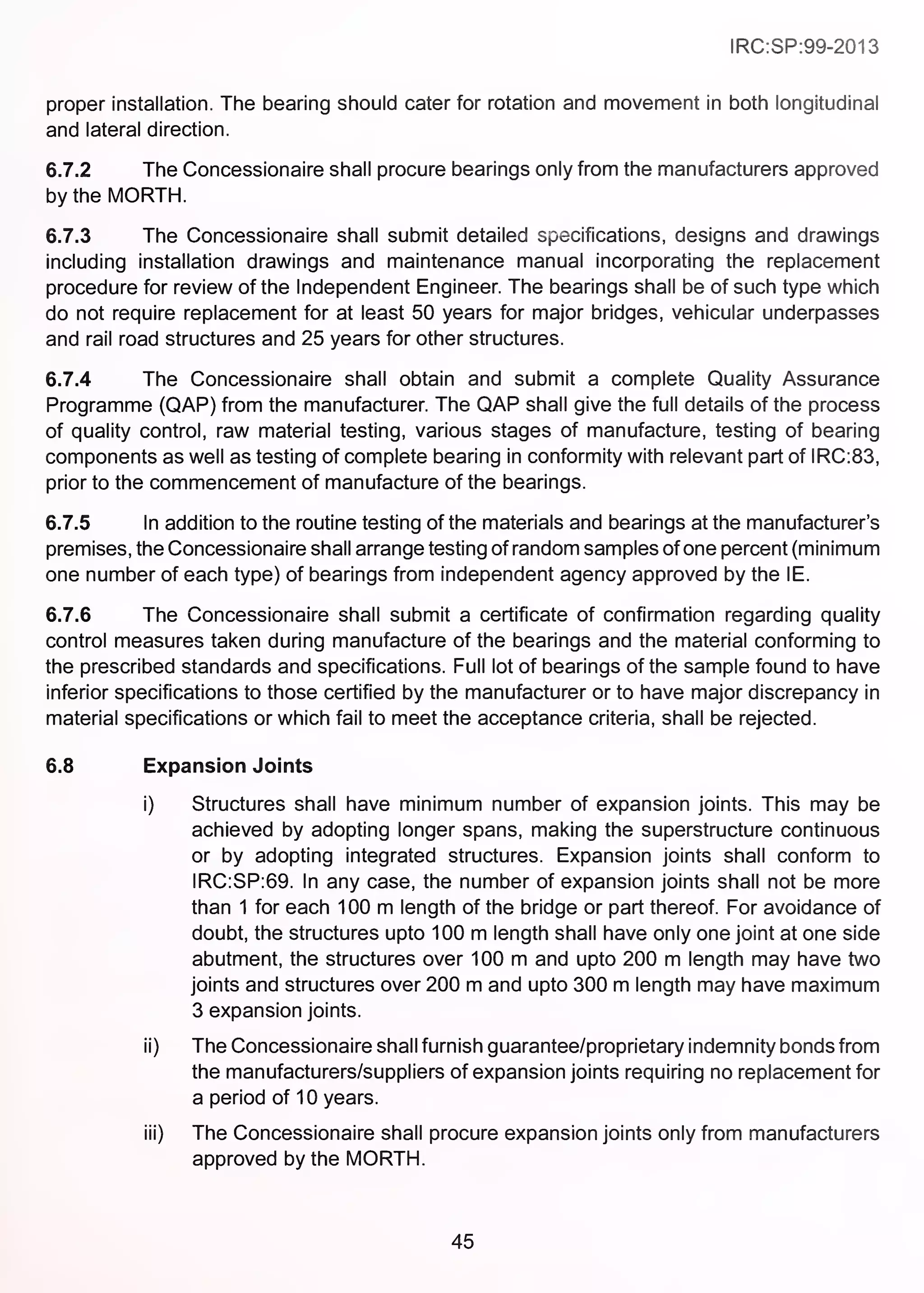 MANUAL OF SPECIFICATIONS AND STANDARDS FOR EXPRESSWAYS | PDF