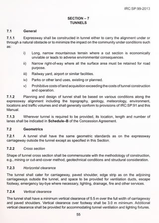 MANUAL OF SPECIFICATIONS AND STANDARDS FOR EXPRESSWAYS | PDF
