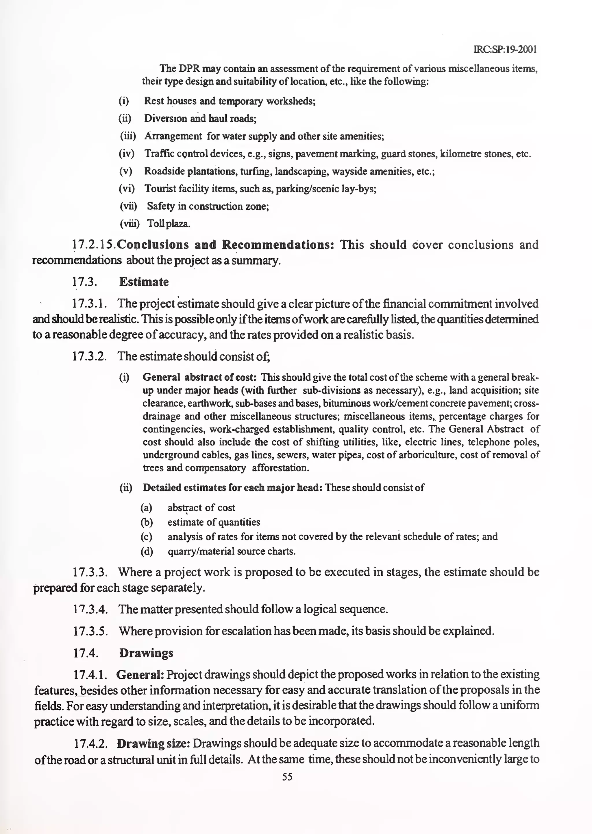 IRC.SP.19-2001 - MANUAL FOR SURVEY, INVESTIGATION AND PREPARATION OF ROAD PROJECTS | PDF
