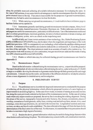 IRC.SP.19-2001 - MANUAL FOR SURVEY, INVESTIGATION AND PREPARATION OF ...
