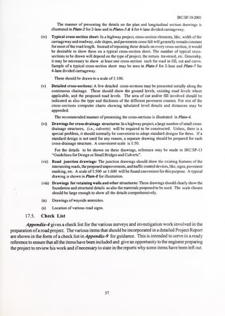 IRC.SP.19-2001 - MANUAL FOR SURVEY, INVESTIGATION AND PREPARATION OF ROAD PROJECTS | PDF