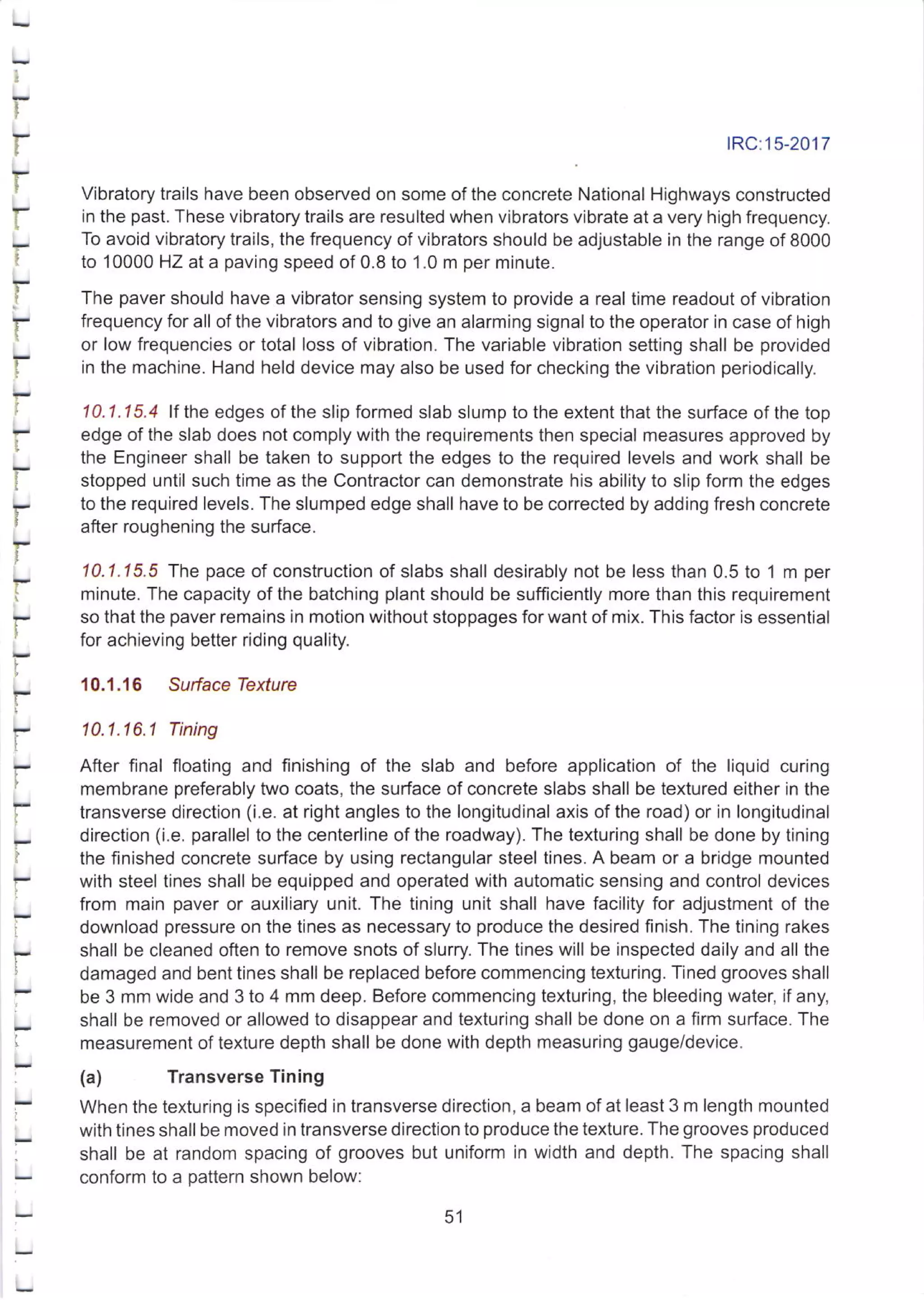 IRC:15-2017 CODE OF PRACTICE FOR CONSTRUCTION OF JOINTED PLAIN CONCRETE ...