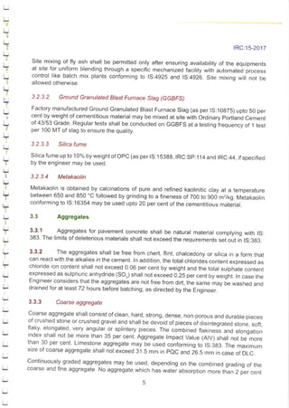IRC:15-2017 CODE OF PRACTICE FOR CONSTRUCTION OF JOINTED PLAIN CONCRETE PAVEMENTS | PDF
