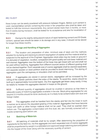 IRC:15-2017 CODE OF PRACTICE FOR CONSTRUCTION OF JOINTED PLAIN CONCRETE ...