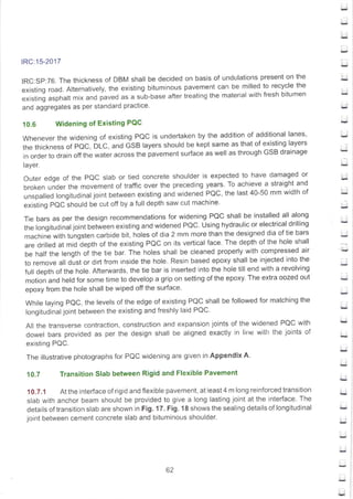 IRC:15-2017 CODE OF PRACTICE FOR CONSTRUCTION OF JOINTED PLAIN CONCRETE ...