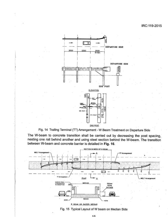IRC:119-2015 GUIDELINES FOR TRAFFIC SAFETY BARRIERS | PDF