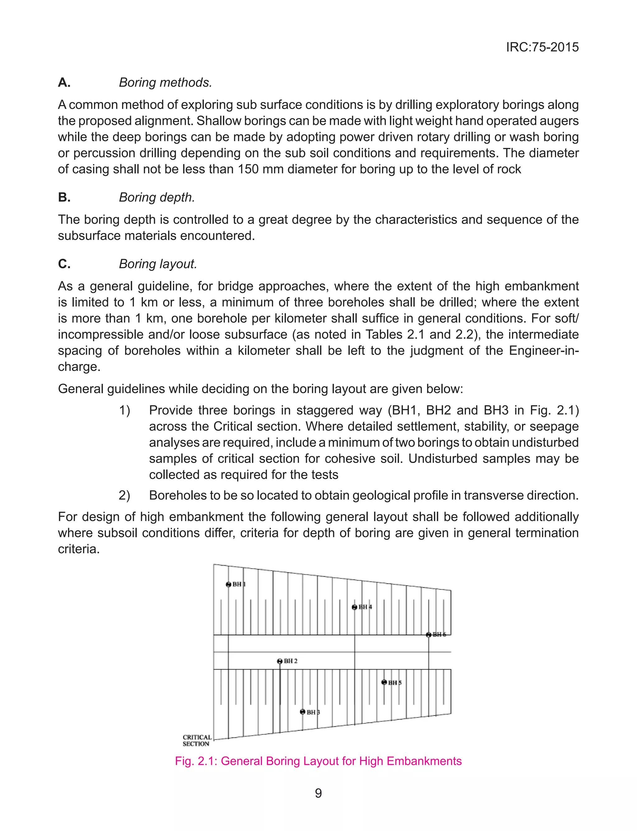 IRC:75-2015 GUIDELINES FOR THE DESIGN OF HIGH EMBANKMENTS | PDF