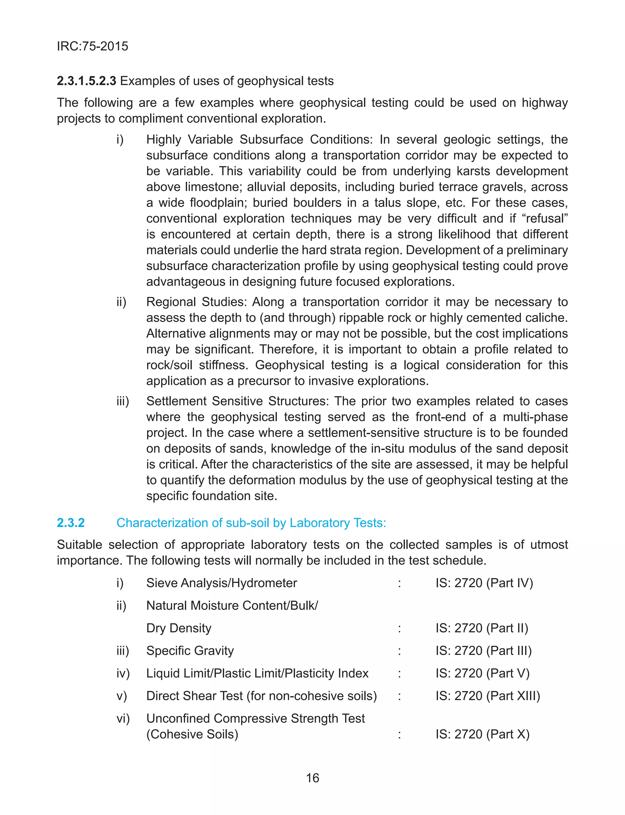 IRC:75-2015 GUIDELINES FOR THE DESIGN OF HIGH EMBANKMENTS | PDF
