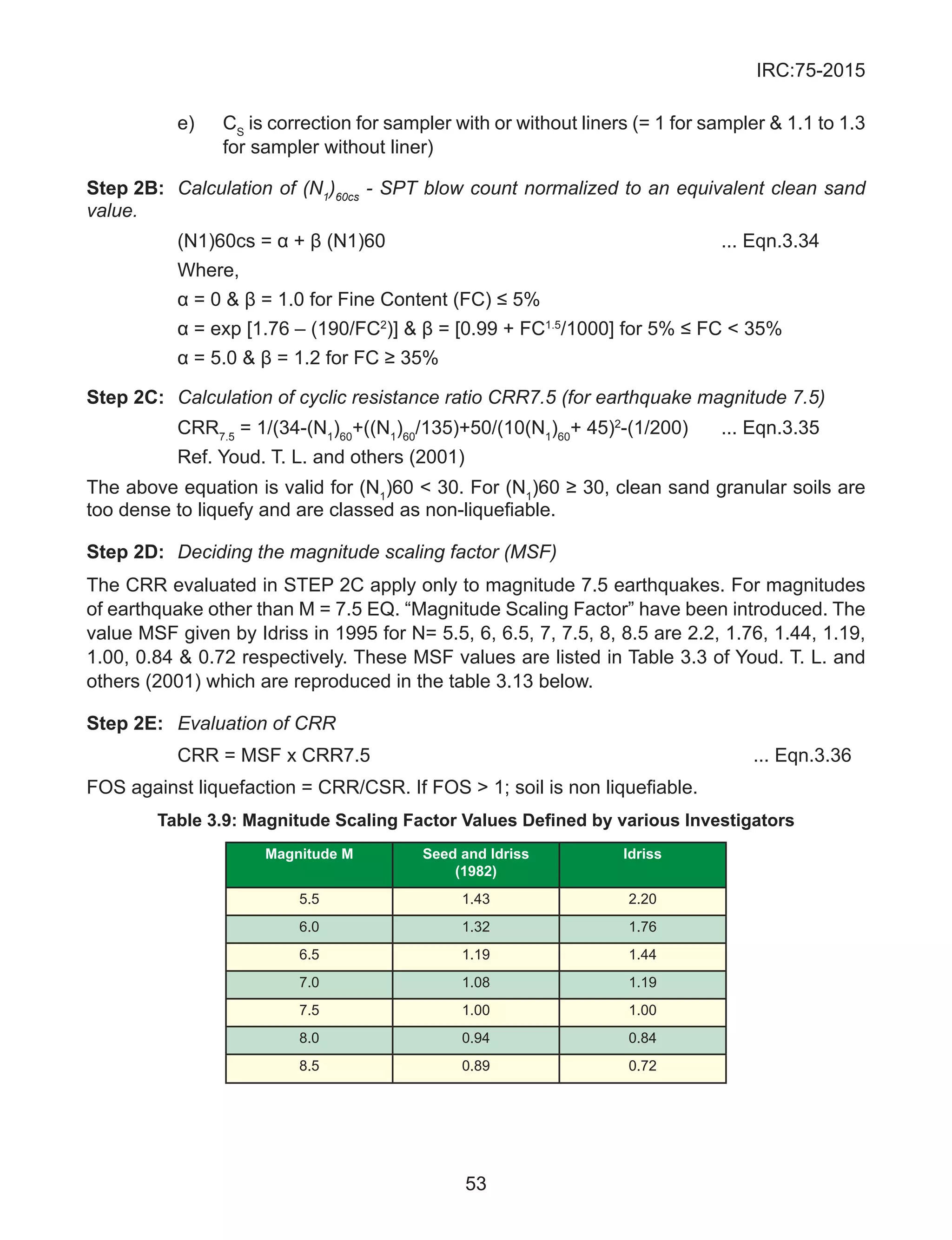 IRC:75-2015 GUIDELINES FOR THE DESIGN OF HIGH EMBANKMENTS | PDF