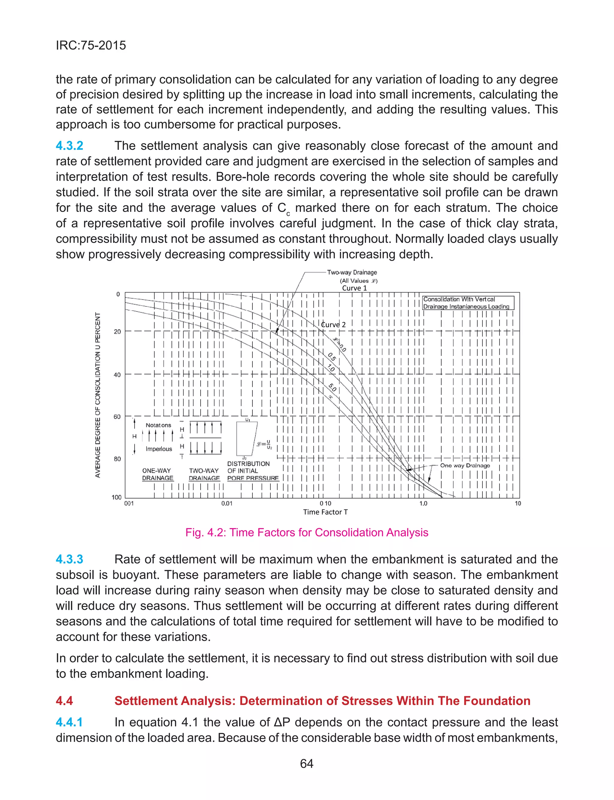 IRC:75-2015 GUIDELINES FOR THE DESIGN OF HIGH EMBANKMENTS | PDF