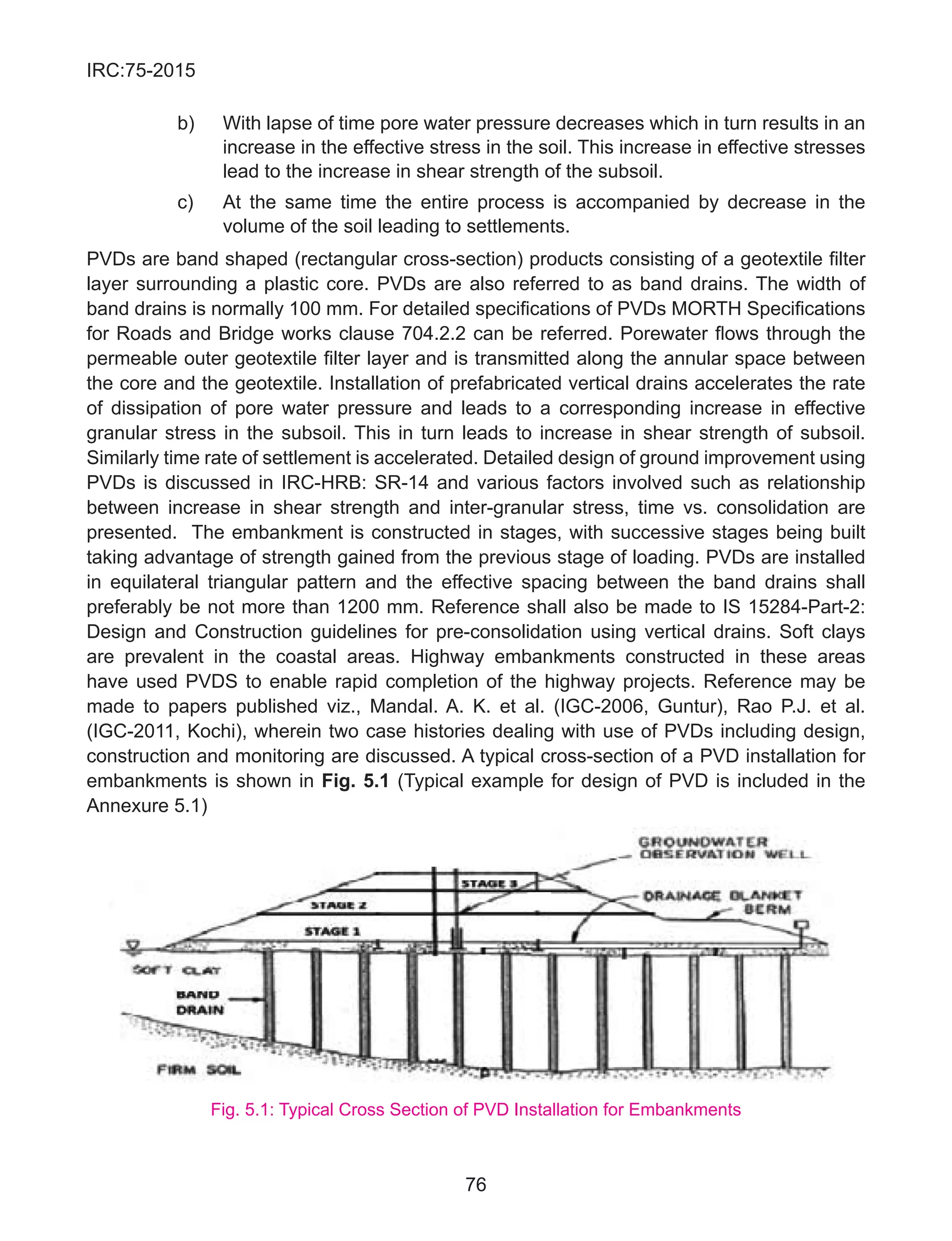 IRC:75-2015 GUIDELINES FOR THE DESIGN OF HIGH EMBANKMENTS | PDF