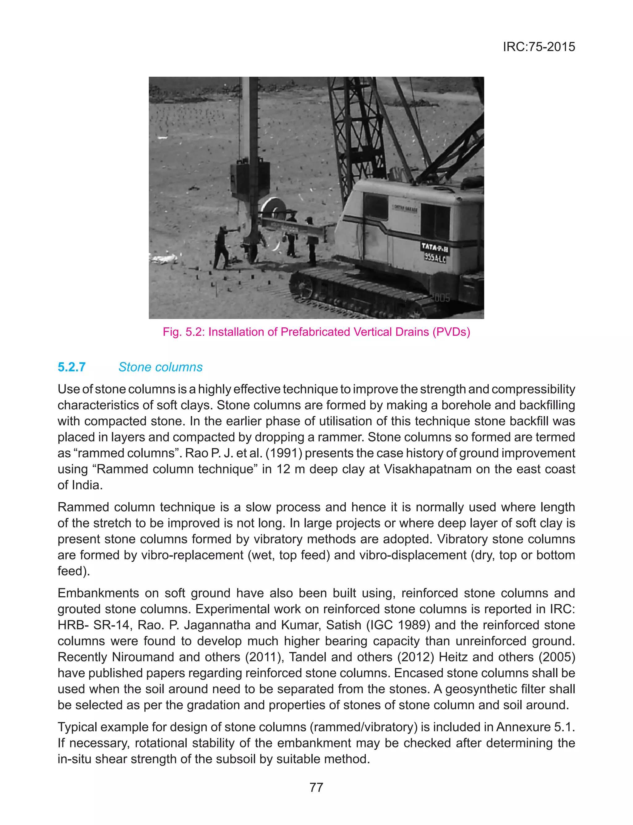 IRC:75-2015 GUIDELINES FOR THE DESIGN OF HIGH EMBANKMENTS | PDF