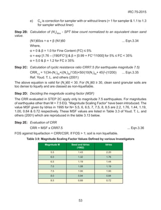 IRC:75-2015 GUIDELINES FOR THE DESIGN OF HIGH EMBANKMENTS | PDF