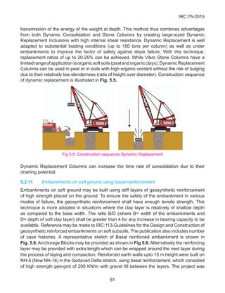 IRC:75-2015 GUIDELINES FOR THE DESIGN OF HIGH EMBANKMENTS | PDF