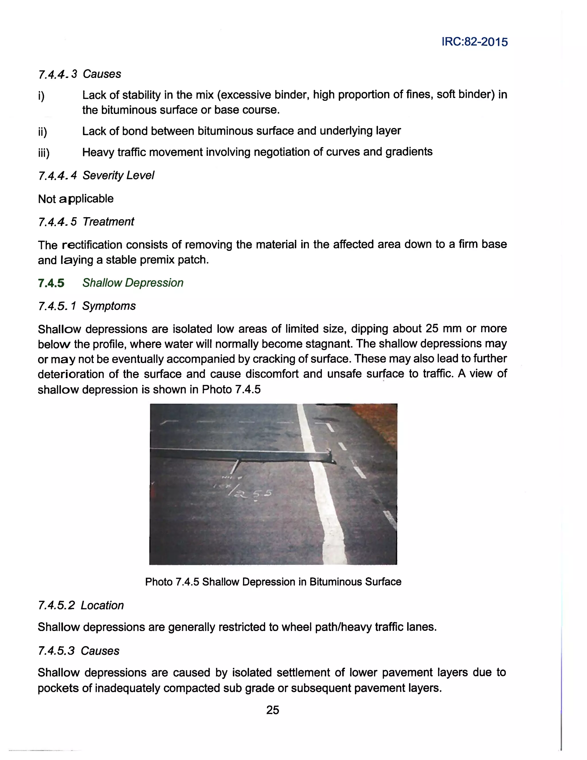 IRC:82-2015 Code of Practice for Maintenance of Bituminous Surfaces of Highways (First Revision ...