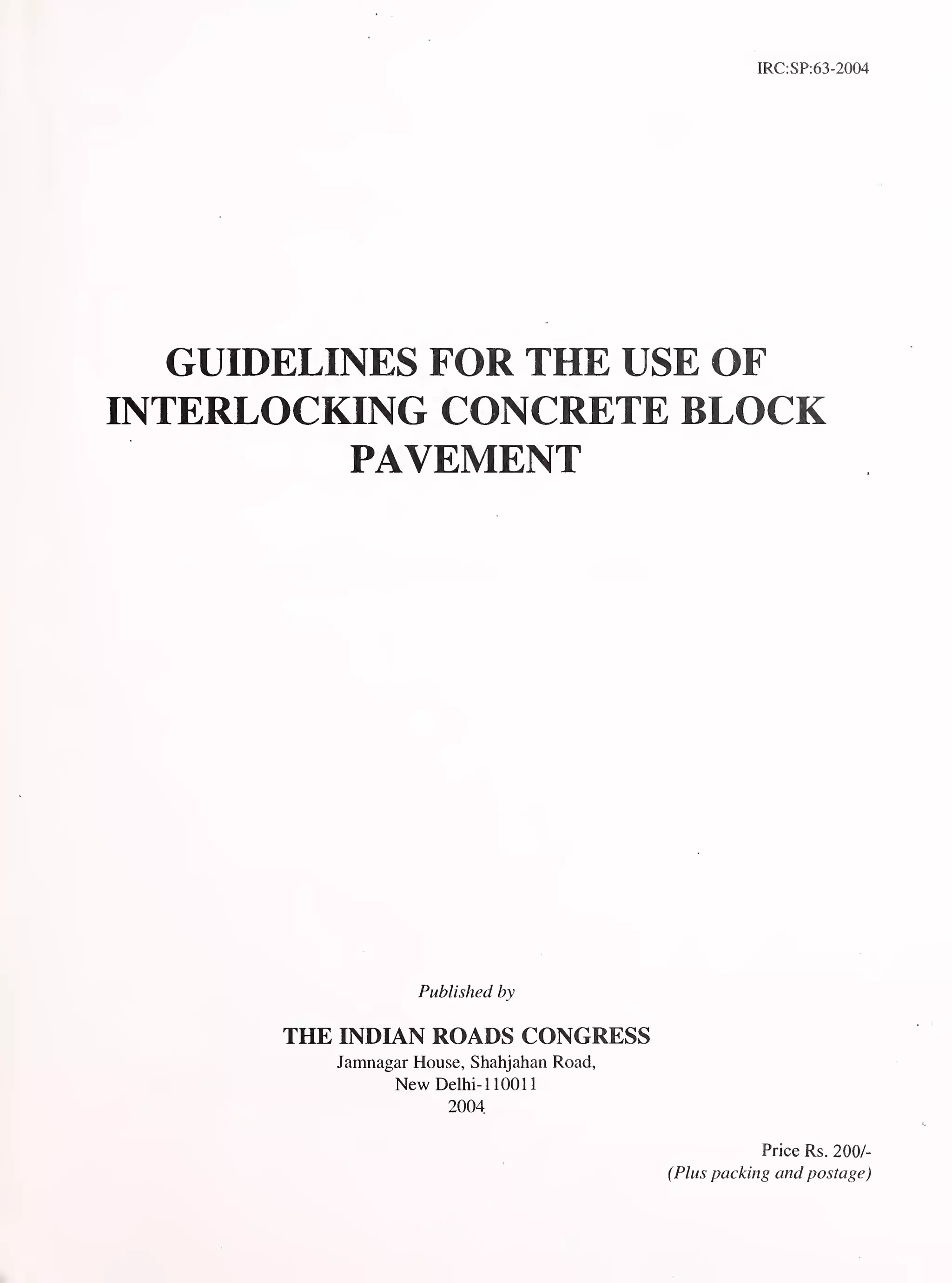 Irc.gov.in.sp.063.2004 (1) | PDF