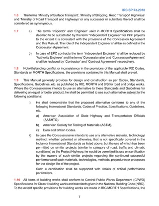 irc 073,2018 document uploaded by Priyanshu Kumar,9608684800 | PDF