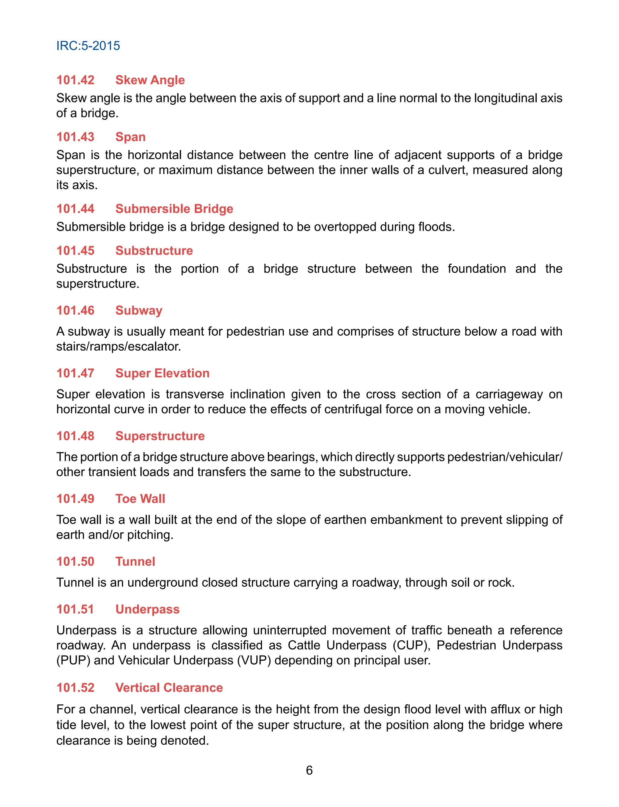 STANDARD SPECIFICATIONS AND CODE OF PRACTICE FOR ROAD BRIDGES | PDF