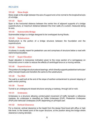 STANDARD SPECIFICATIONS AND CODE OF PRACTICE FOR ROAD BRIDGES | PDF