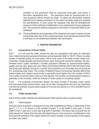 Guideline for the Design of Low Volume Rural Road Design | PDF