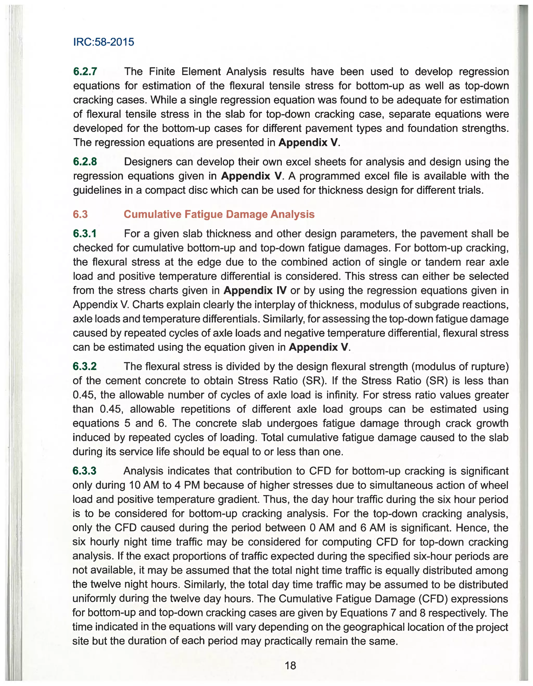 Irc 58-2015 c c road thick design | PDF