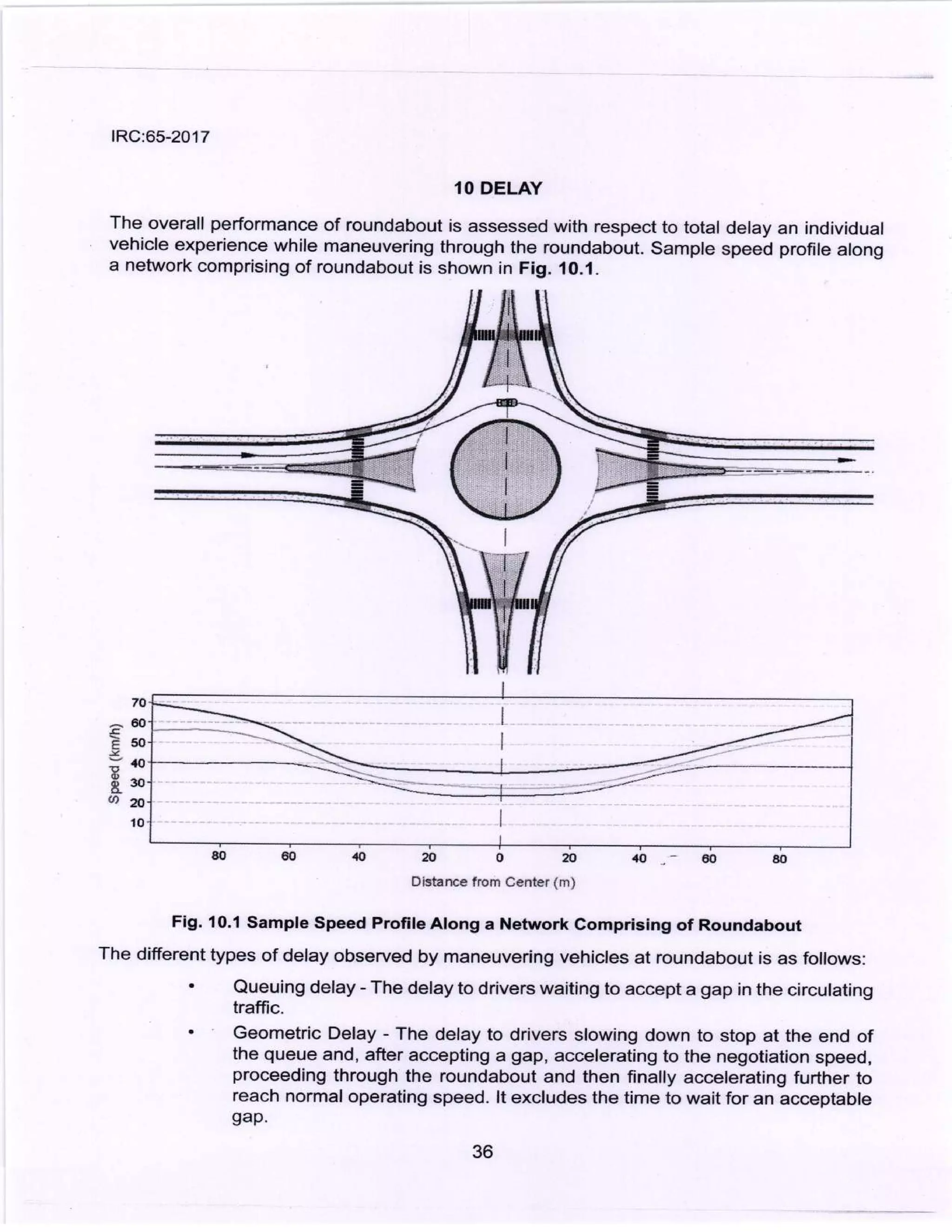 Guidelines for Planning and Design of Roundabouts - IRC: 65 -2017 | PDF