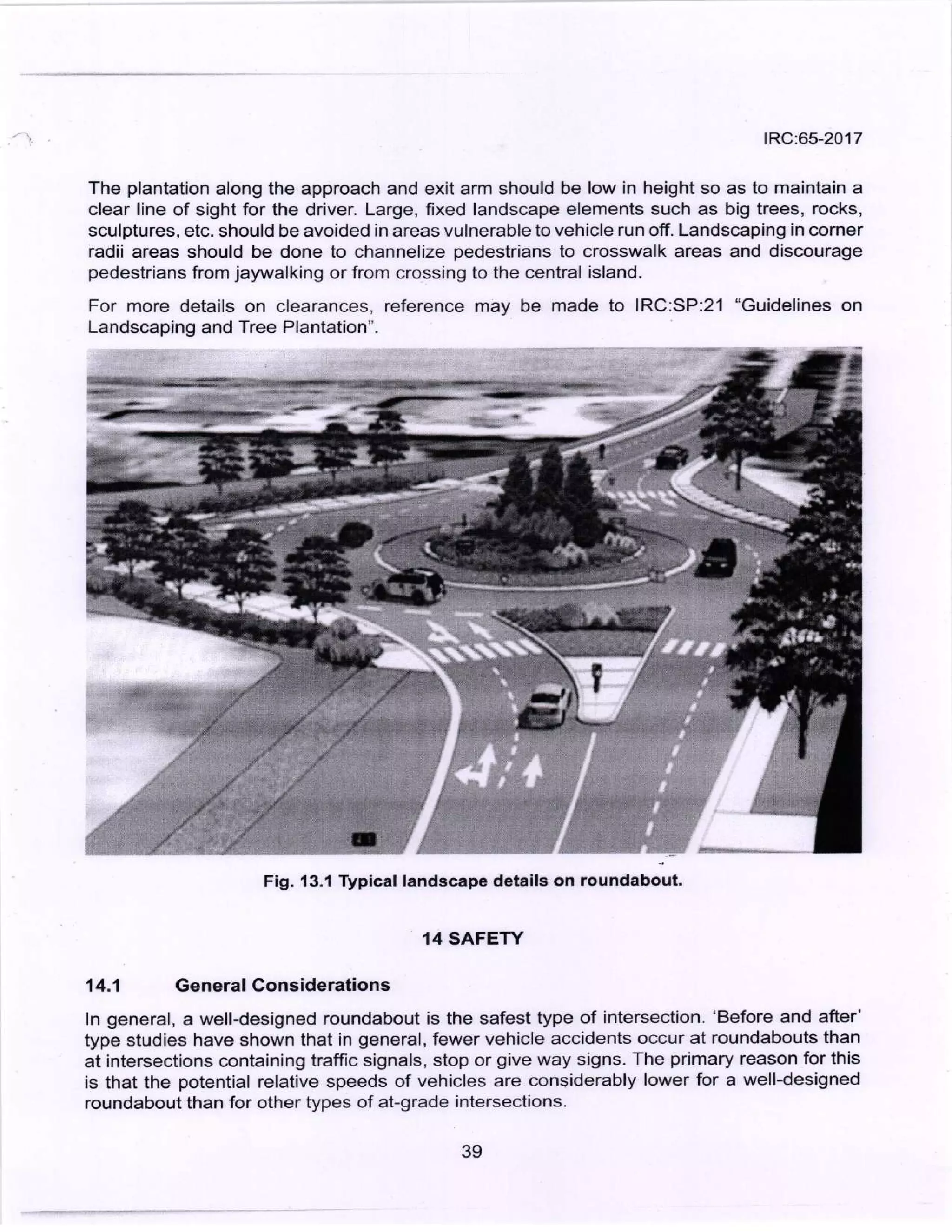 Guidelines for Planning and Design of Roundabouts - IRC: 65 -2017 | PDF