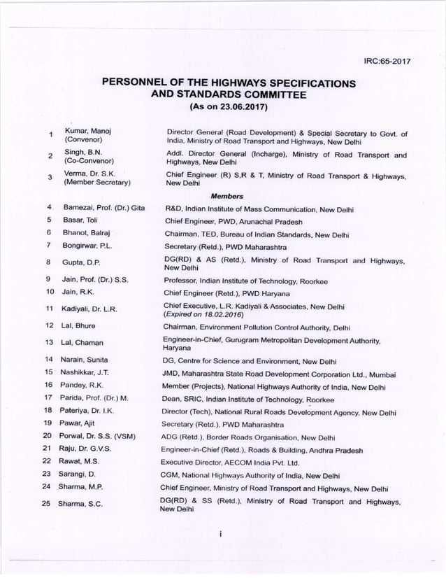 Guidelines for Planning and Design of Roundabouts - IRC: 65 -2017 | PDF