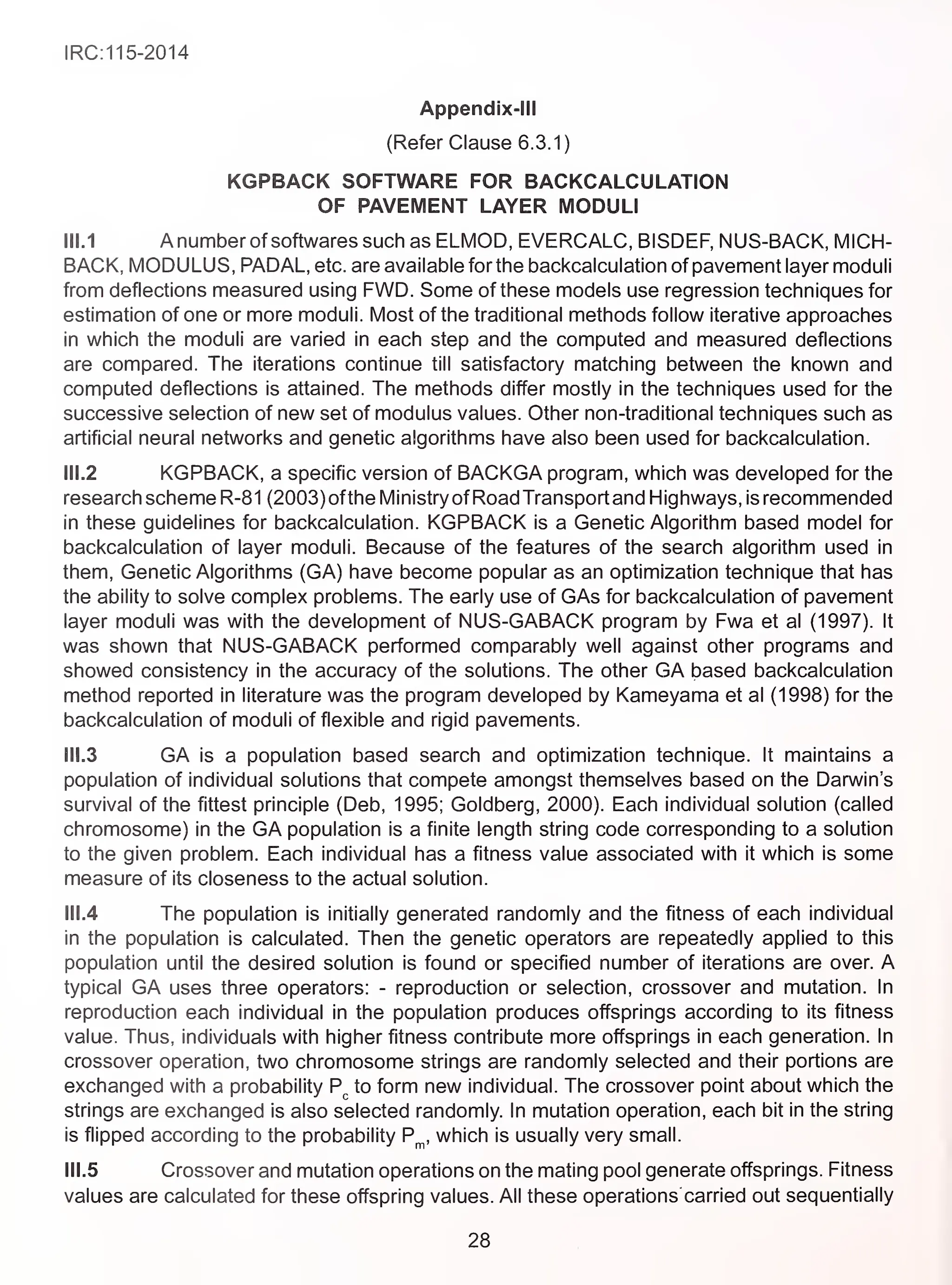 IRC115-2014 GUIDELINES FOR STRUCTURAL EVALUATION AND STRENGTHENING OF FLEXIBLE ROAD PAVEMENTS ...