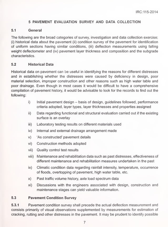 IRC115-2014 GUIDELINES FOR STRUCTURAL EVALUATION AND STRENGTHENING OF ...