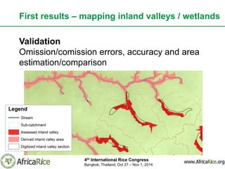 Mapping rice and rice growing environments in West-Africa using remote sensing and spatial ...