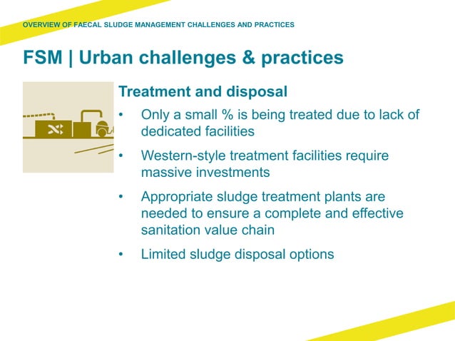 Overview of faecal sludge management challenges and practices | PPT