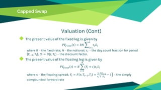 Pricing Interest Rate Capped Swap | PDF