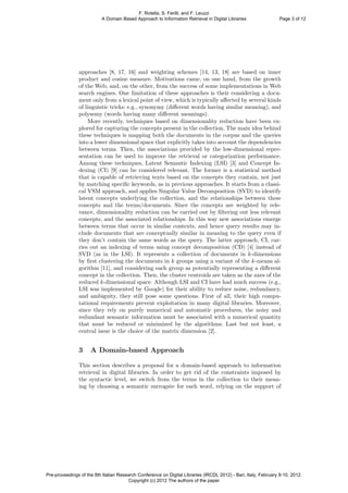 A Domain Based Approach to Information Retrieval in Digital Libraries | PDF | Search | Internet